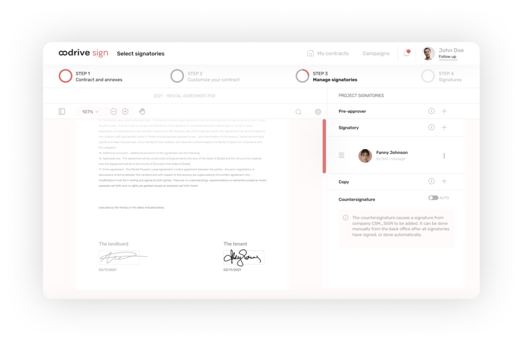 Electronic signature - Solution to sign online - oodrive Sign