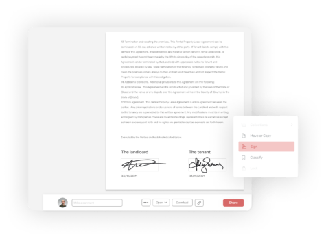Electronic signature - Solution to sign online - oodrive Sign