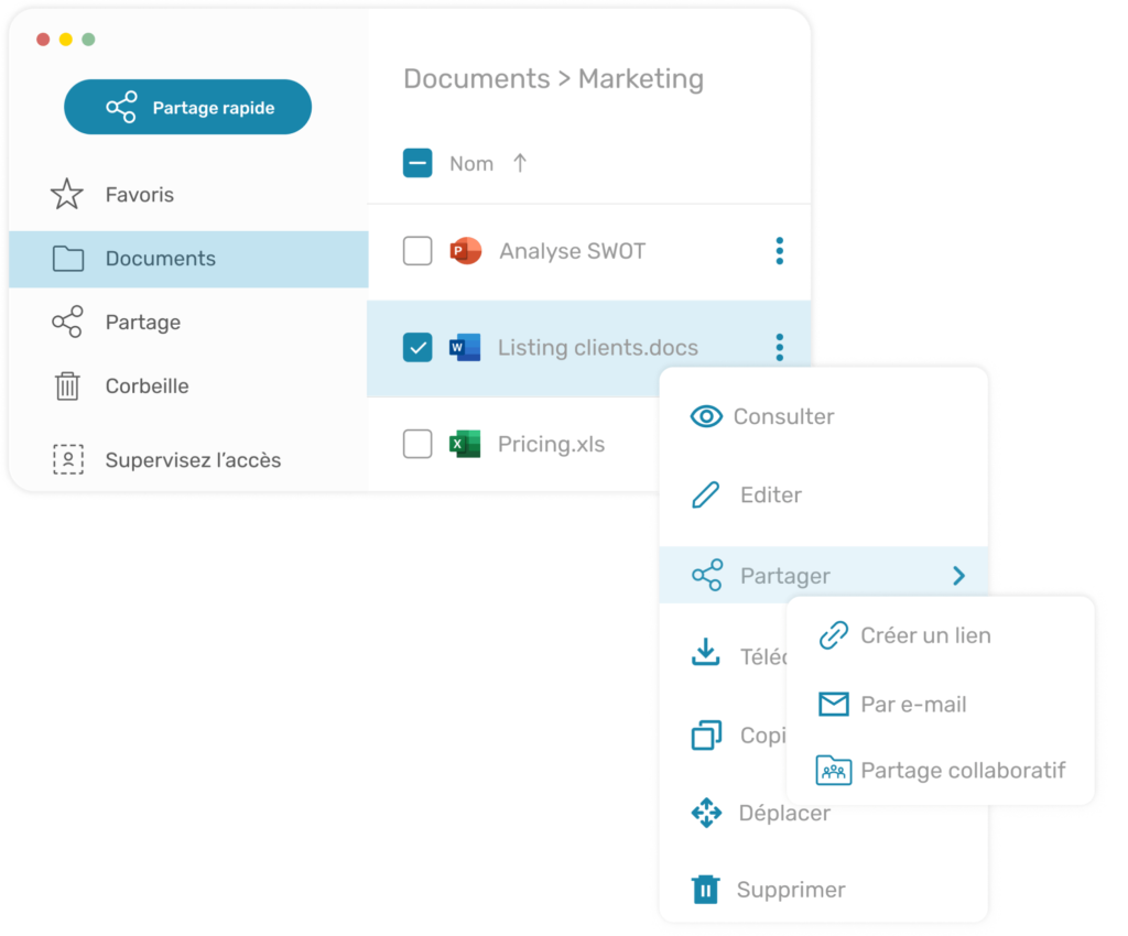 Partage de fichiers en ligne et sécurisé | Oodrive